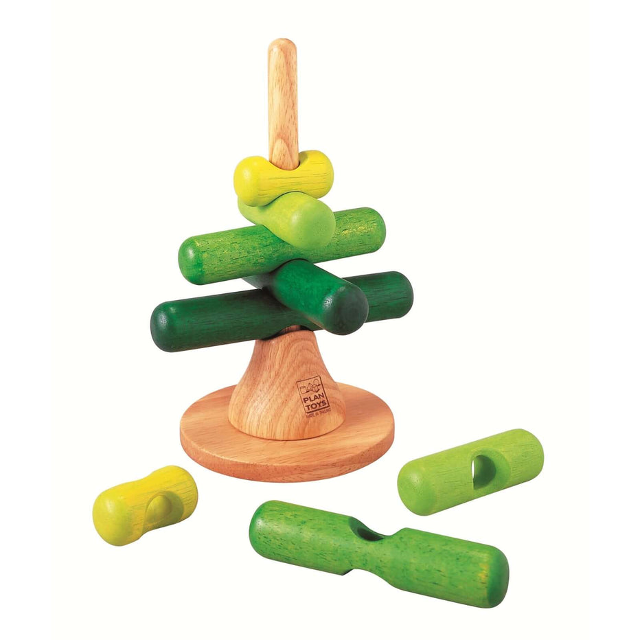 Stacking Puzzle – Green Tree – Sāaru